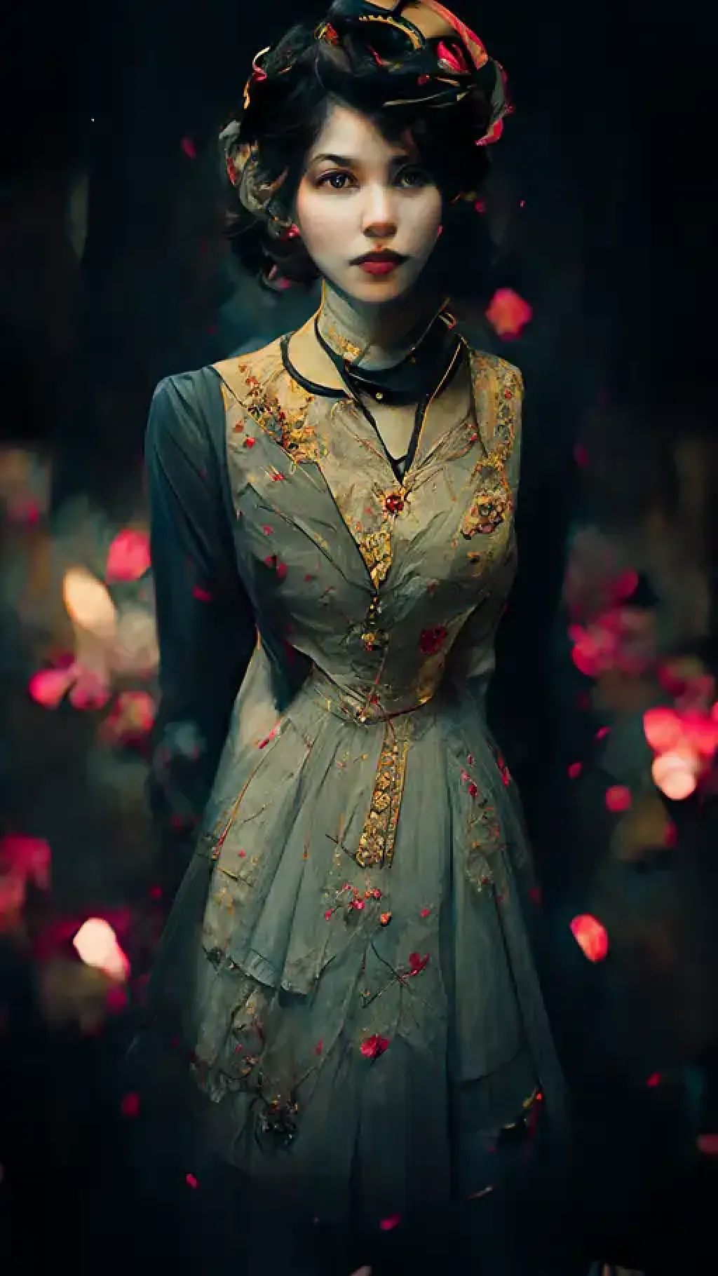 full body shot of the femme fa【Midjourney中国】