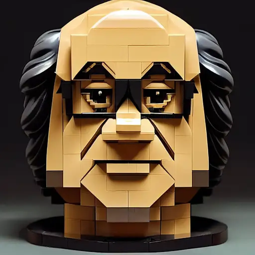 LEGO bust of Danny DeVito --be【Midjourney中国】