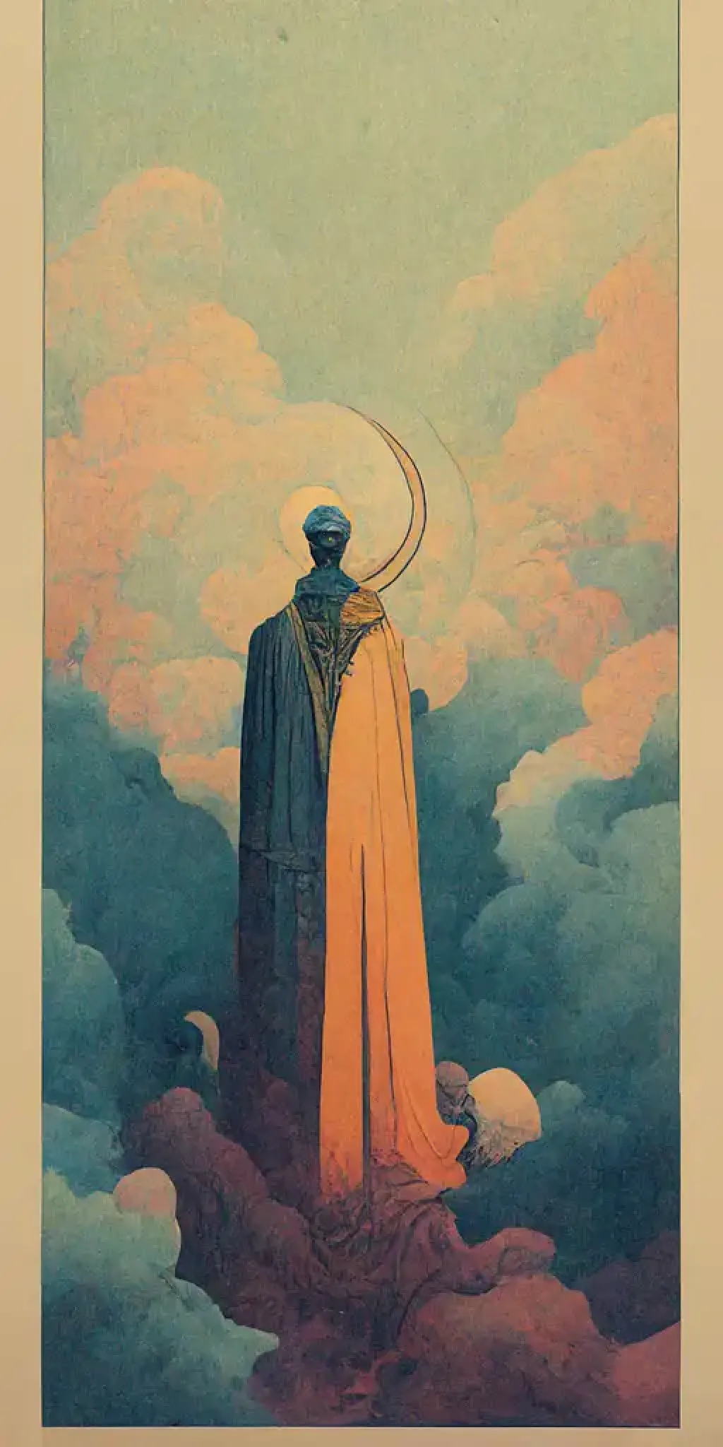 zarathustra the prophet, clean【Midjourney中国】