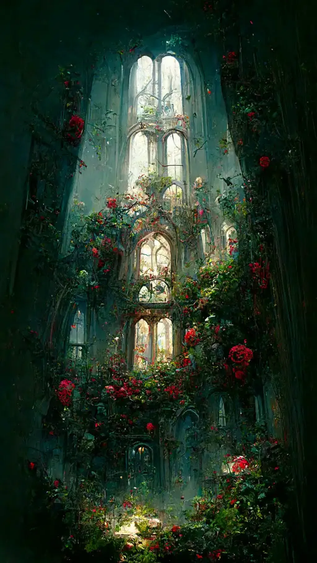 epic gothic mansion, ornate wi【Midjourney中国】