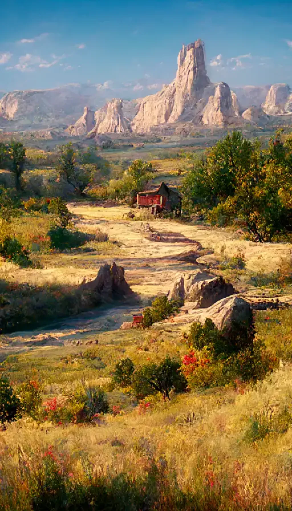 Red dead redemption 3, vibrant【Midjourney中国】