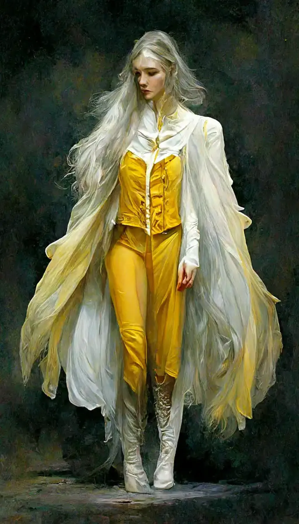 character: an eccentric beauti【Midjourney中国】