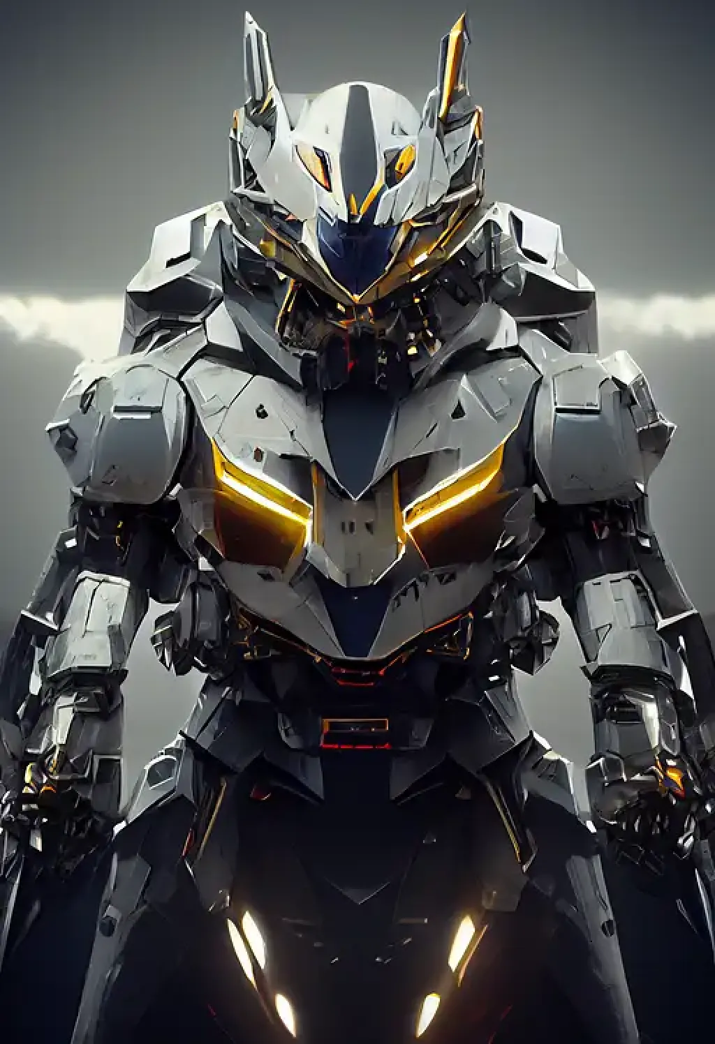 full body GUNDAM wing style Me【Midjourney中国】