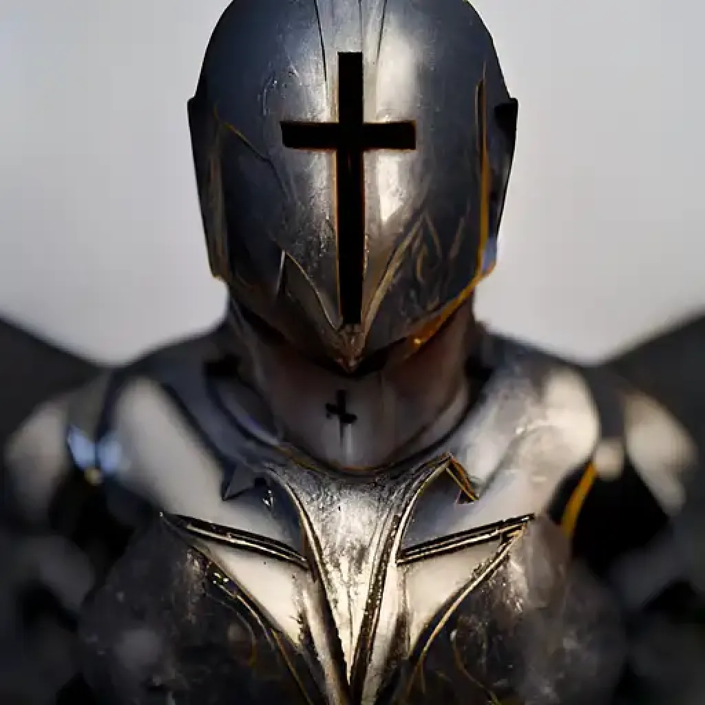 Angelic knight full body portr【Midjourney中国】